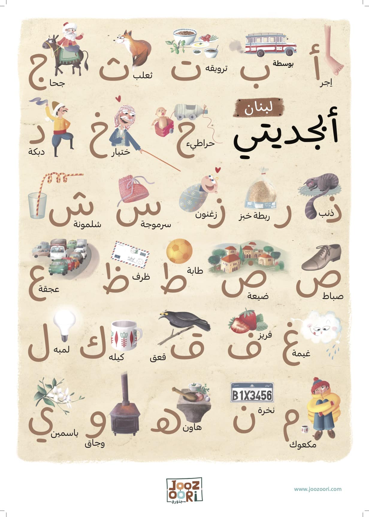 Lebanon - My Alphabet – Joozoori
