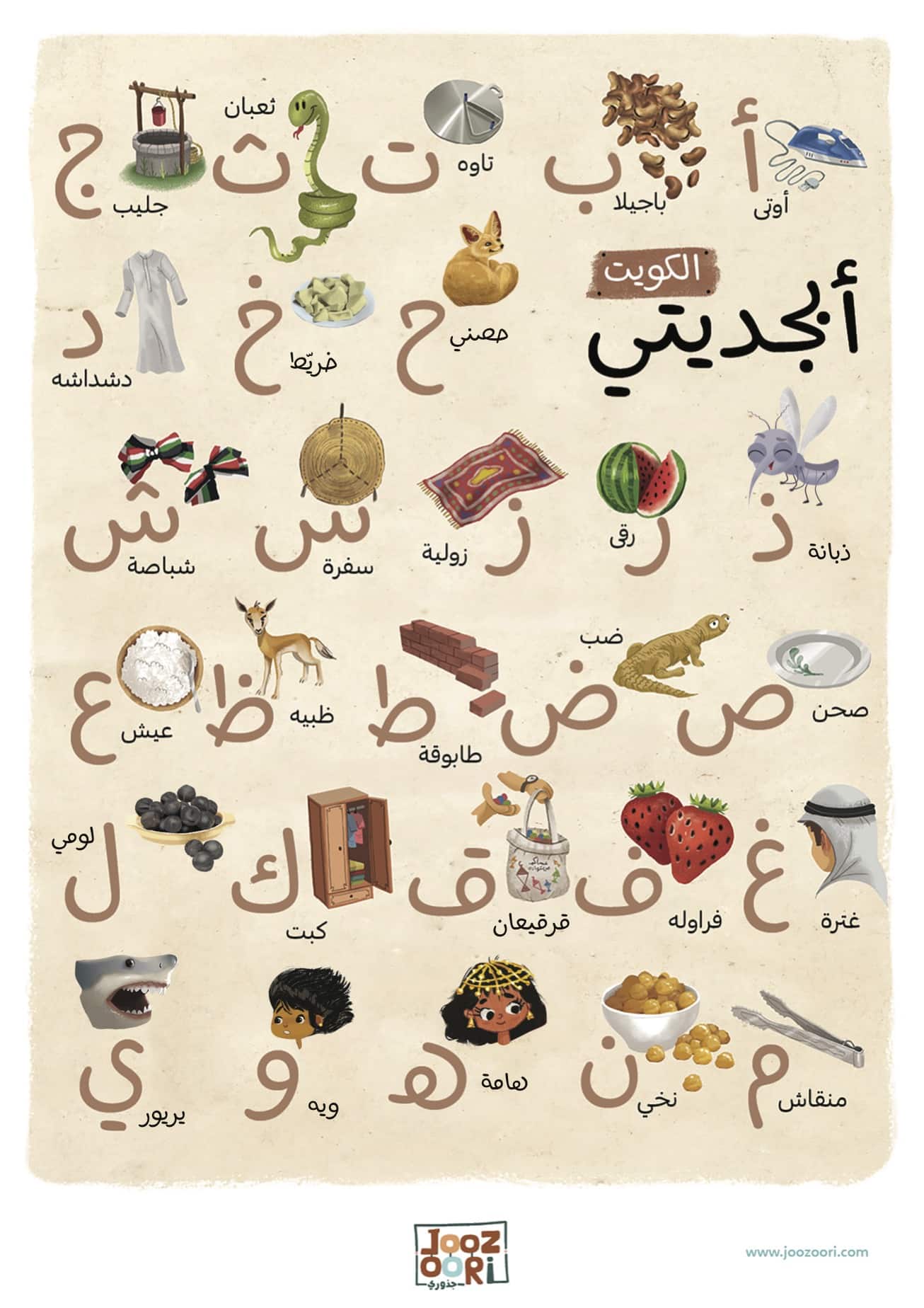 Kuwait- My Alphabet – Joozoori